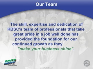 RBSC Company Overview | PPT