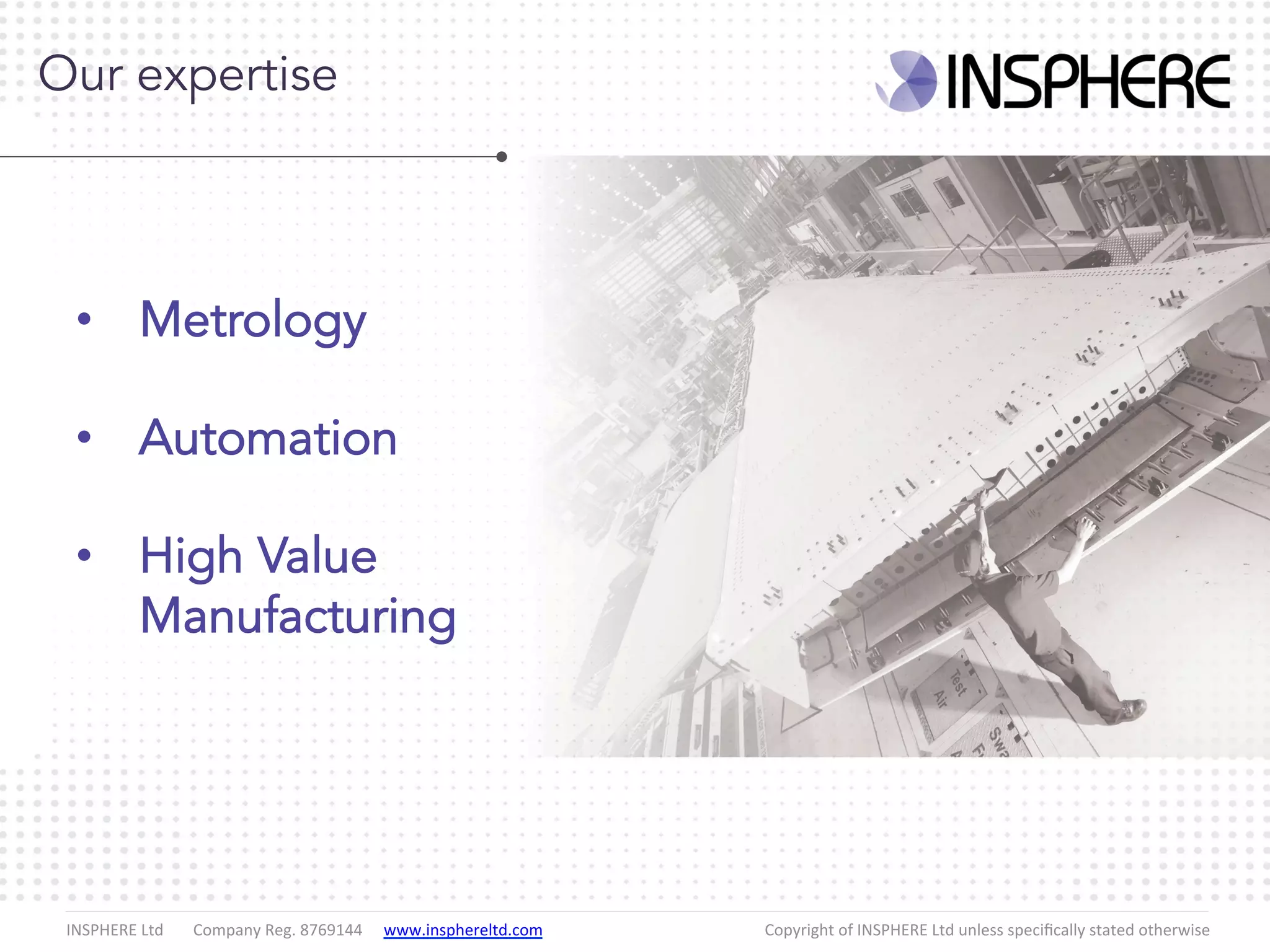 INSPHERE - Productivity from enhanced metrology | PPT