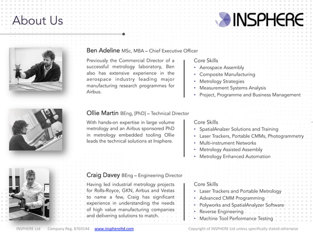 INSPHERE - Productivity from enhanced metrology | PPT
