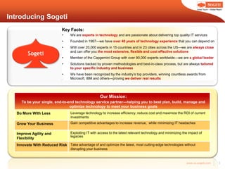 Sogeti Overview | PDF