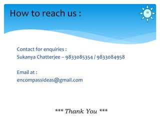 Company Presentation - Encompass Ideas | PPT