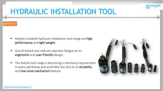 Company PPT With HE-Avlock India LOCKBOLT | PDF