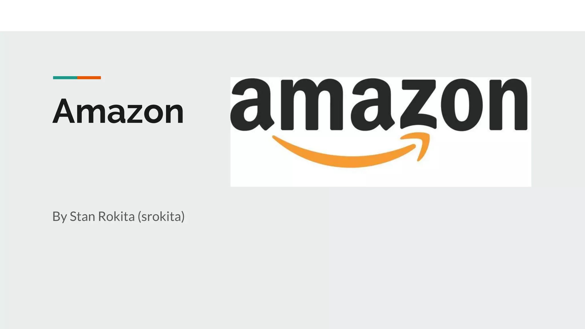 Amazon company presentation | PDF
