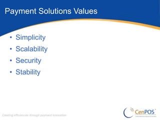 CenPOS Presentation | PPTX