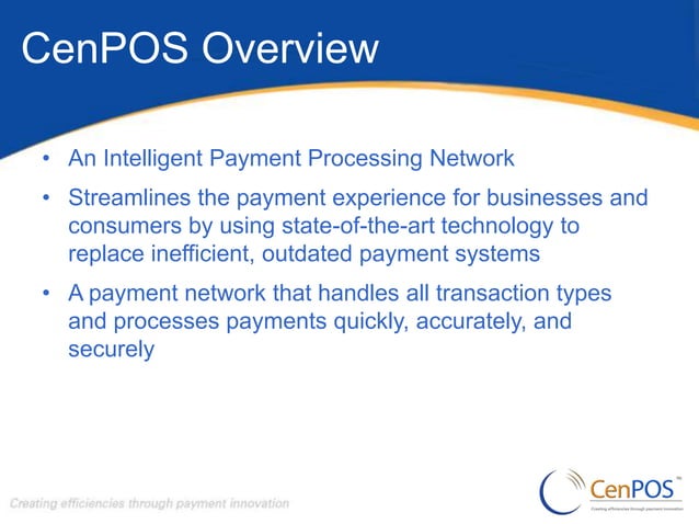 CenPOS Presentation | PPTX