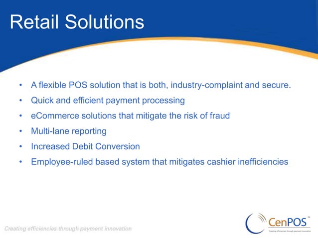 CenPOS Presentation | PPTX