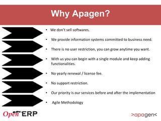 OpenERP with Apagen Solutions | PDF
