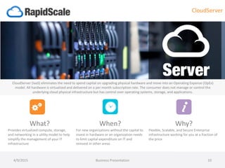 RapidScale Company Presentation | PPTX