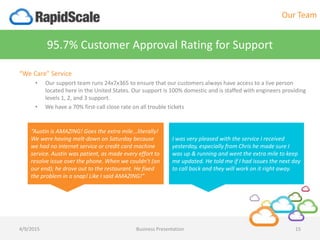 RapidScale Company Presentation | PPTX