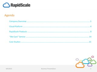 RapidScale Company Presentation | PPTX