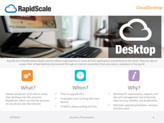 RapidScale Company Presentation | PPTX