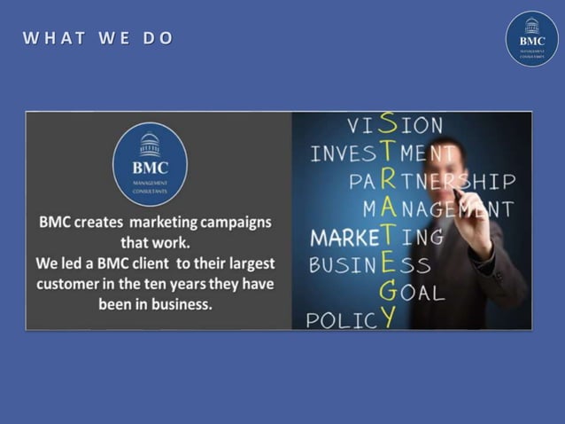 BMC Company presentation | PPTX | Business | Business and Finance