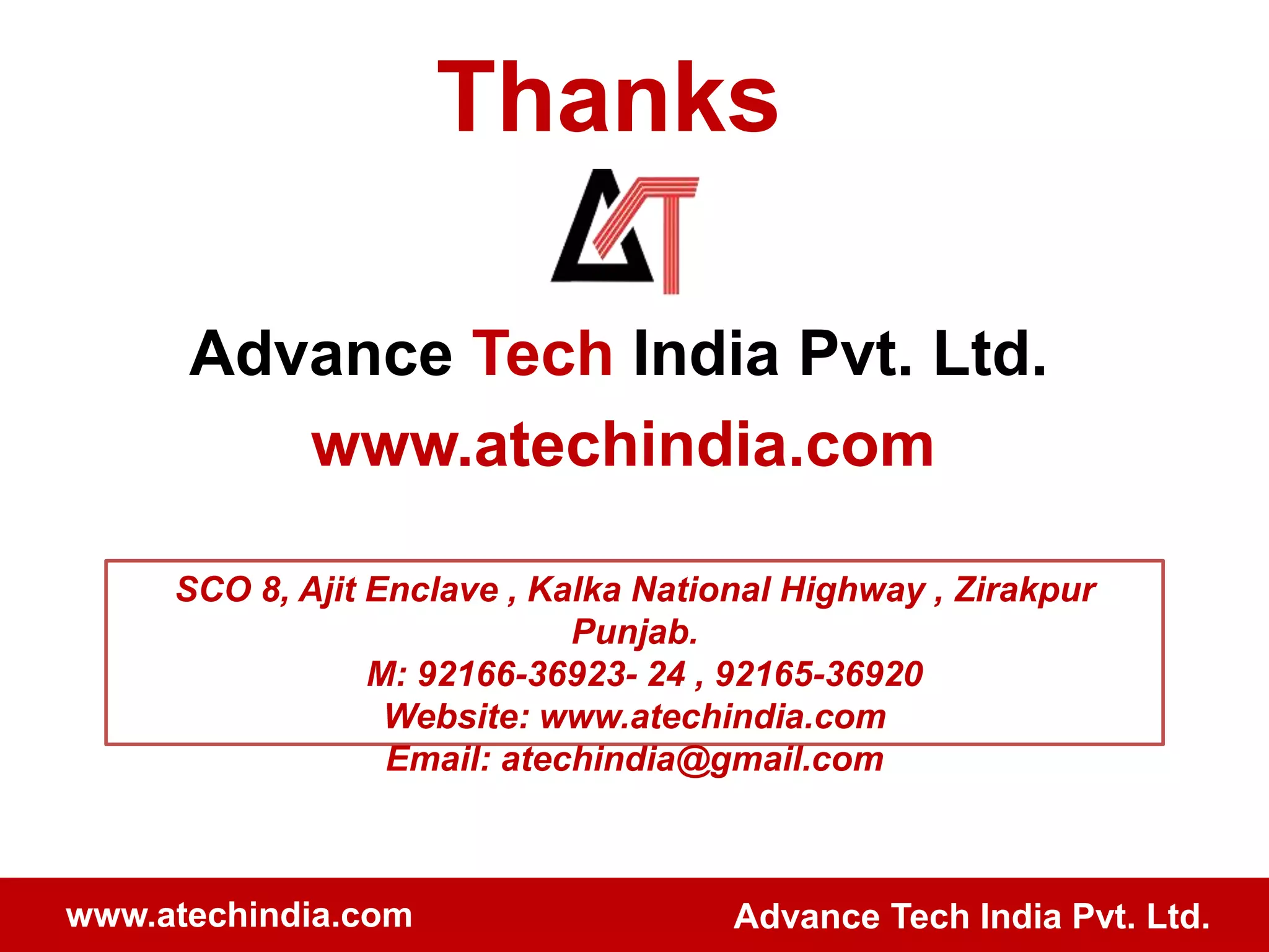 AdvanceTech India Pvt Ltd | PPTX