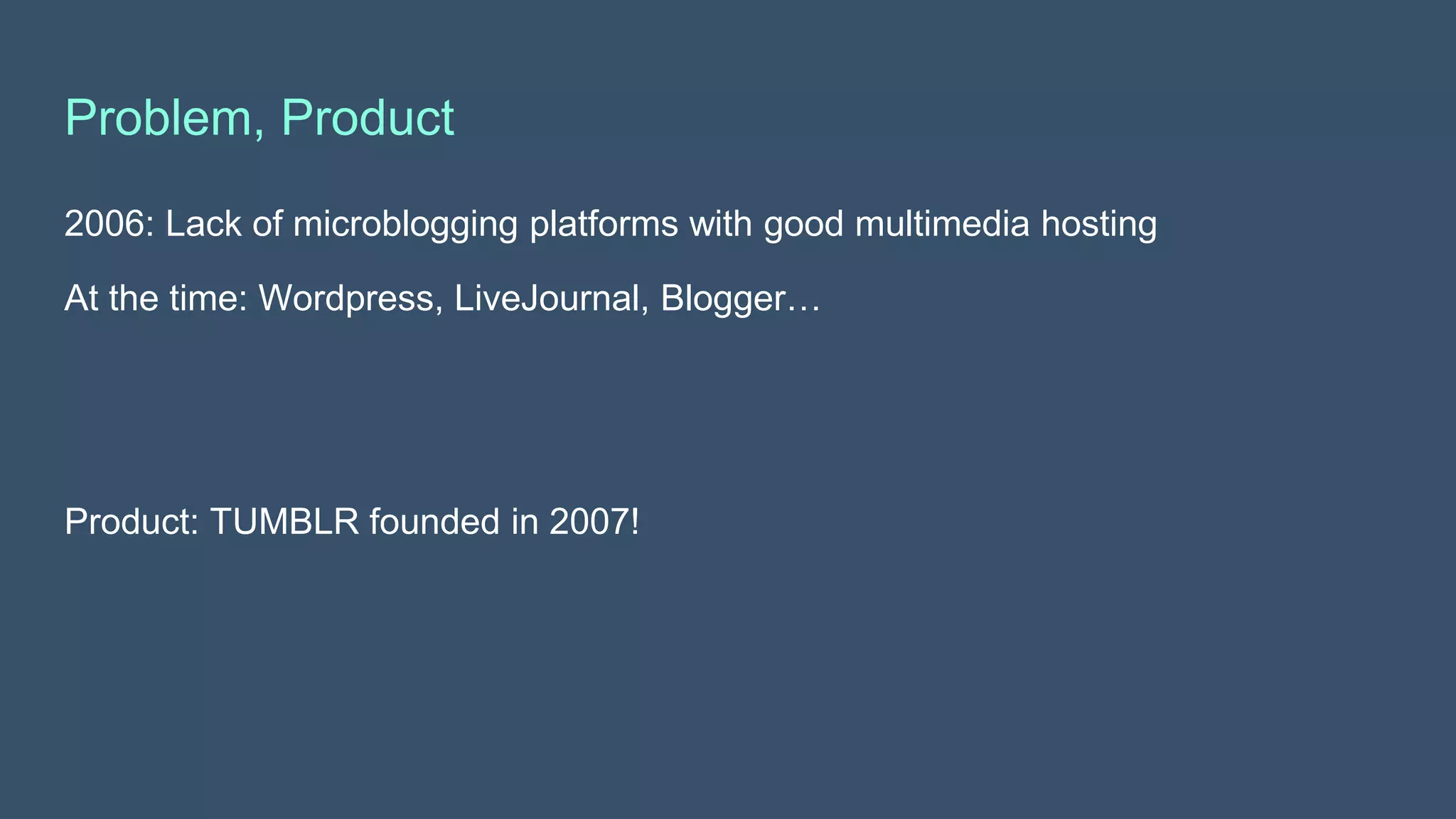 Tumblr Company Presentation | PPTX