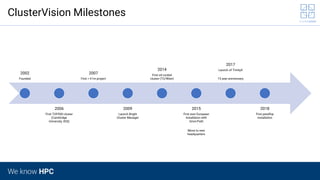 Company Presentation - ClusterVision | PPT
