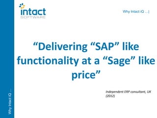 Intact - Company Presentation | PPT