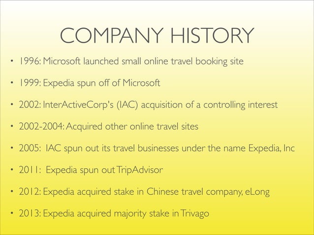 Expedia company presentation | PDF