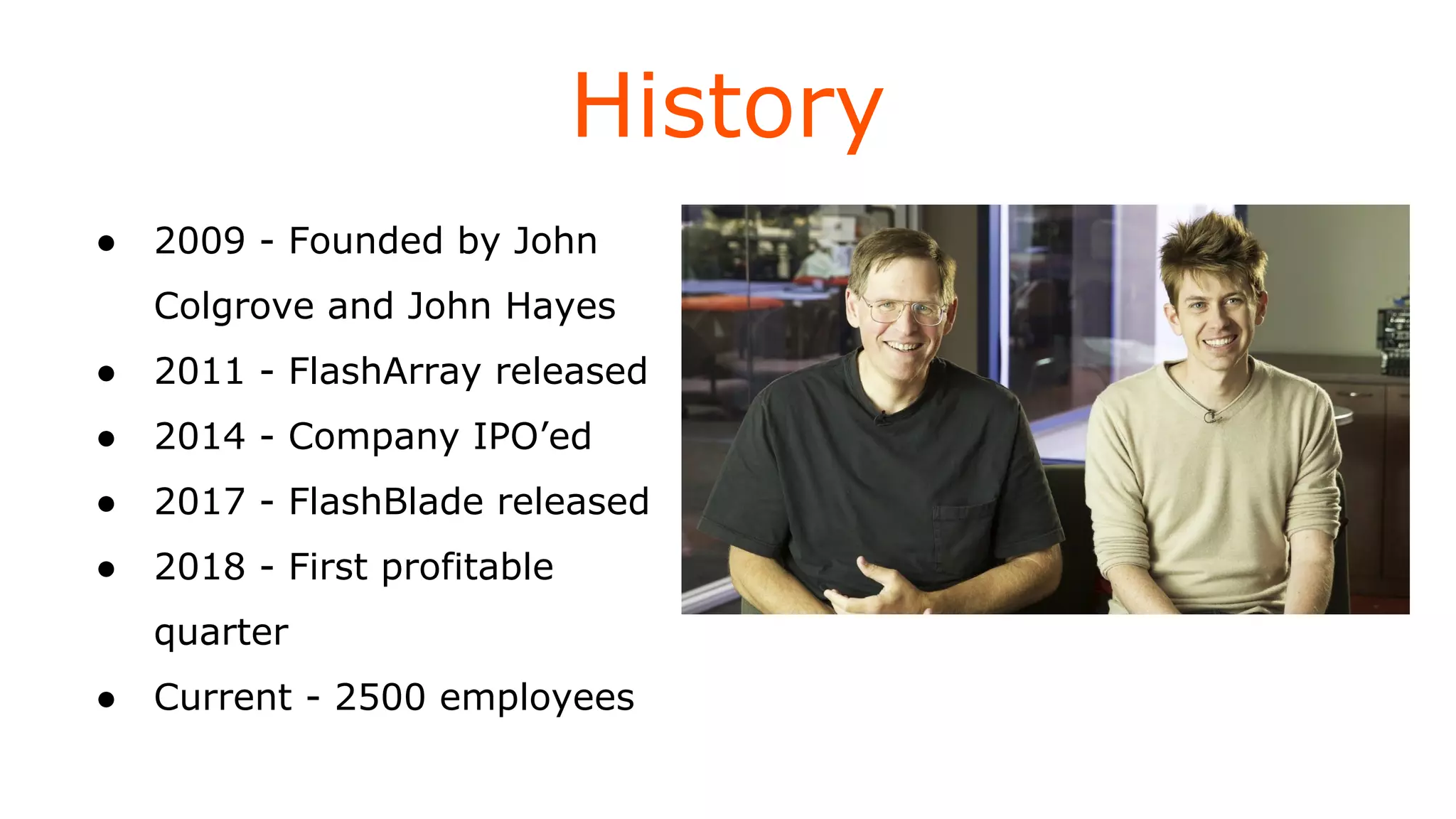 Pure Storage Company presentation - Ruben Wu | PDF