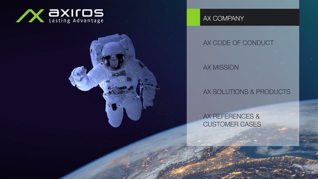 AXIROS | Company presentation 2020 | PPT
