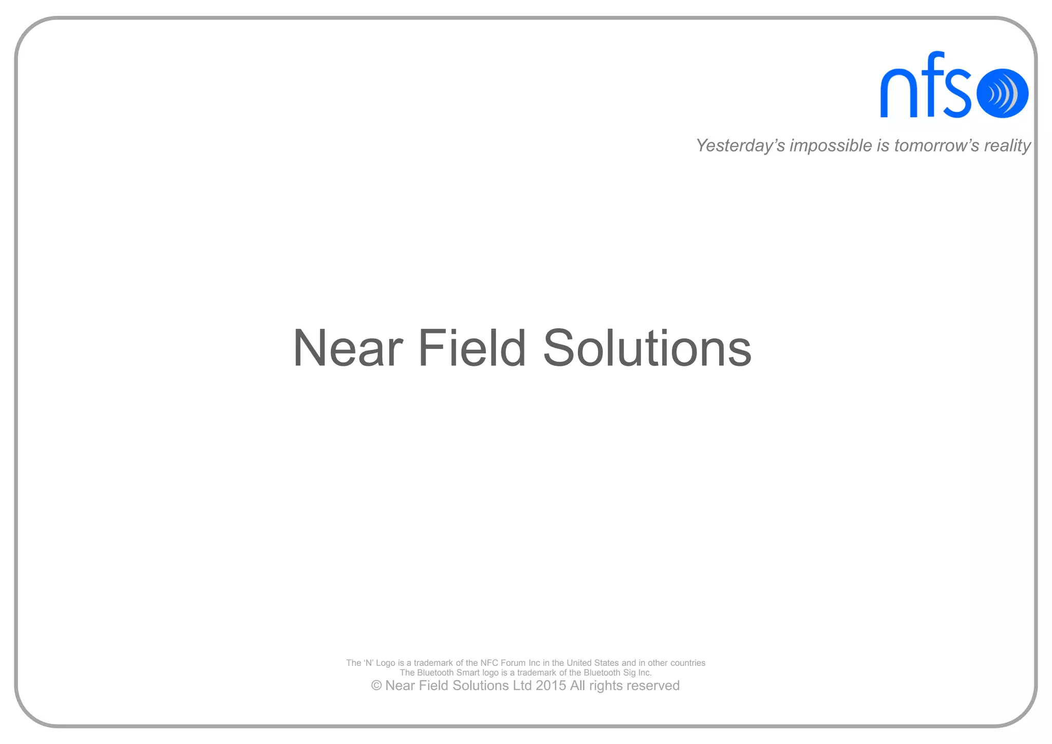 NFS - Company presentation 2015 | PDF