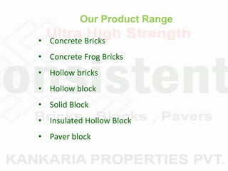Cement Bricks Manufacturers & Suppliers In Gujarat | PPT