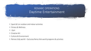 Remarc Hotel Entertainment Company presentation | PPTX