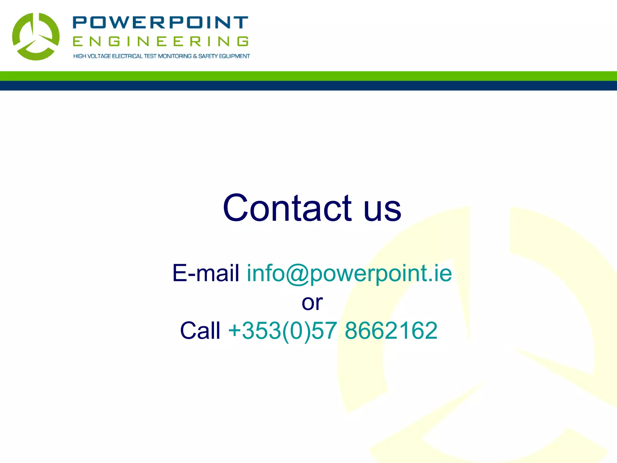 Powerpoint Engineering Ltd - Company Presentation 2010 | PPT