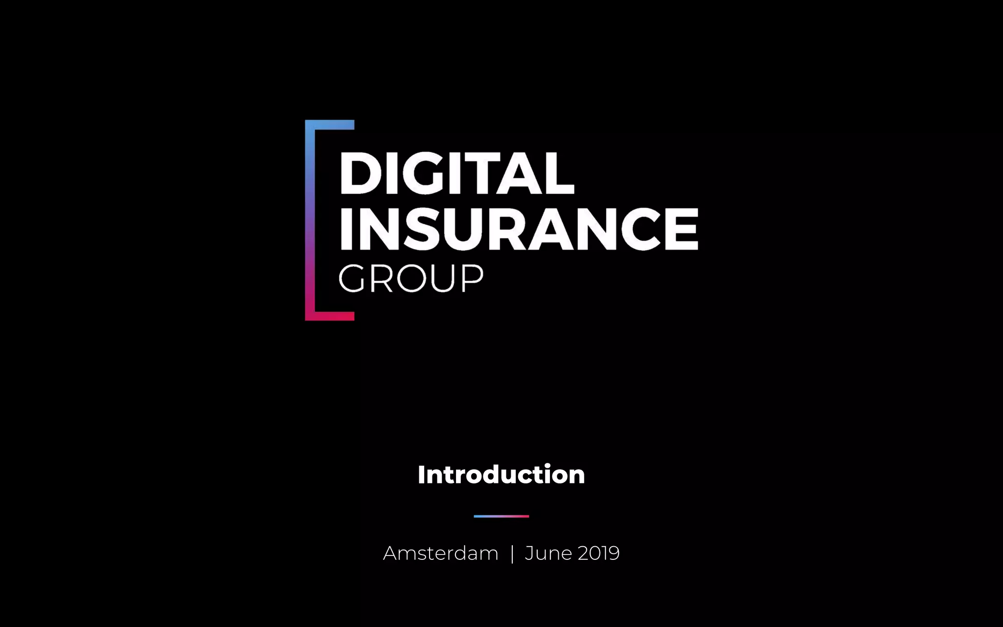 TDI Startup Insurtech Award - Company presentation DIG | PPT