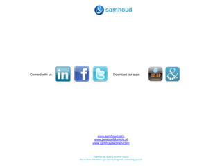 Corporate presentation &samhoud | PPT