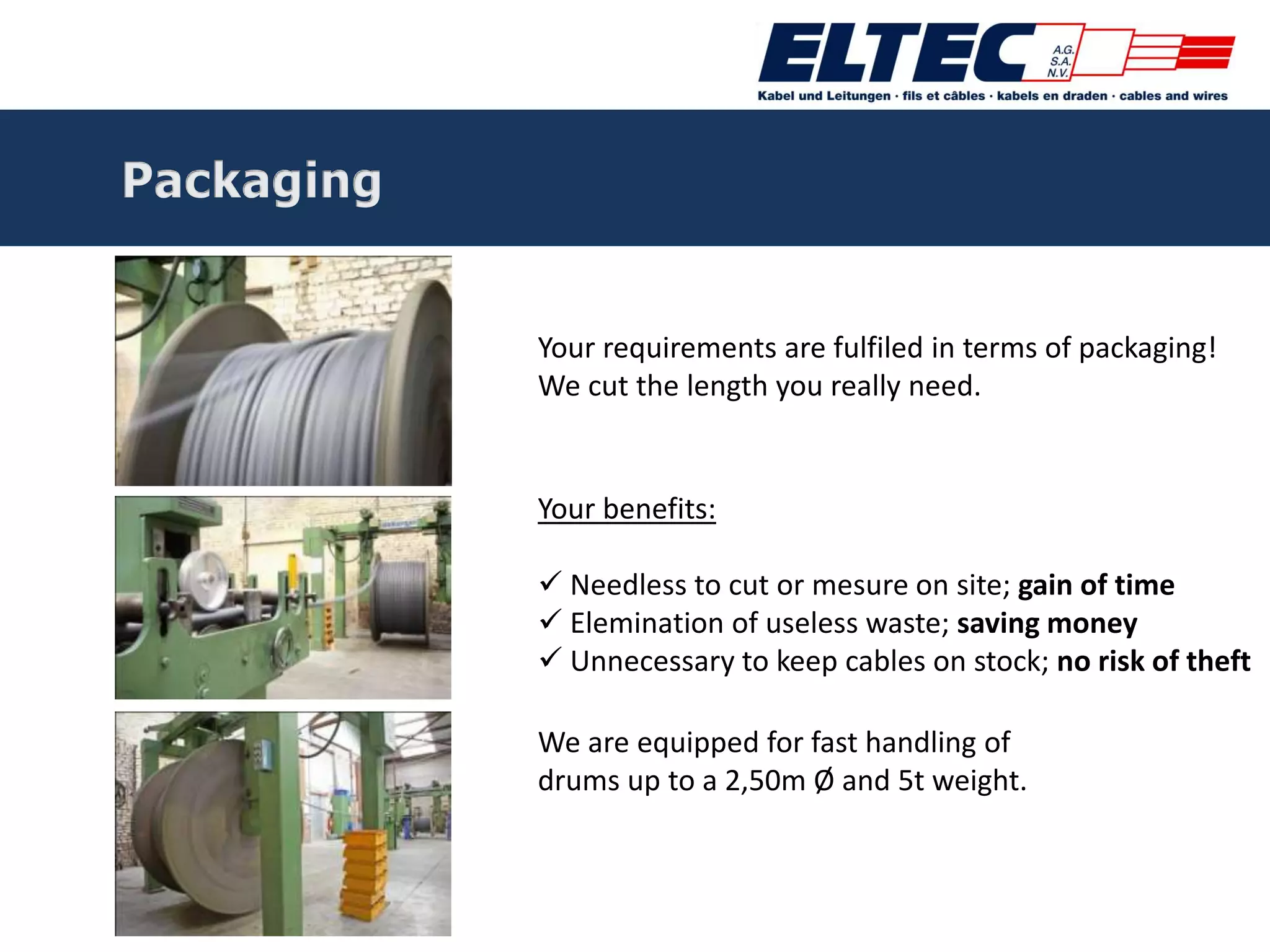 Eltec Cable Company Presentation | PPTX