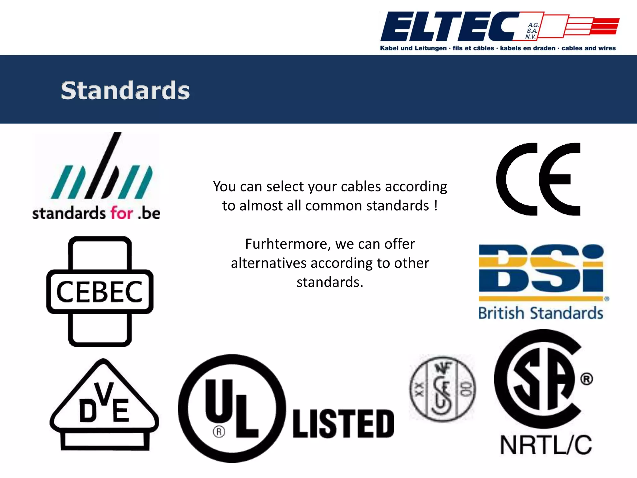 Eltec Cable Company Presentation | PPTX