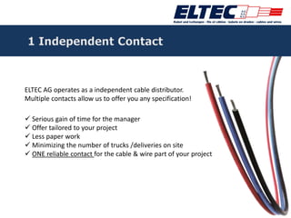 Eltec Cable Company Presentation | PPTX