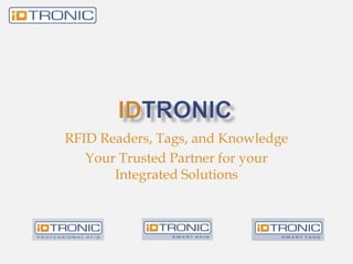 Company Presentation iDTRONIC | PPT
