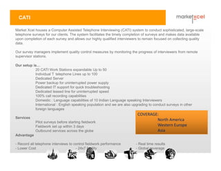 Company Presentation Market Xcel Data Matrix | PPT