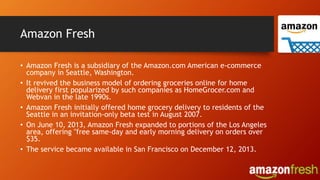 Company presentation on amazon.com