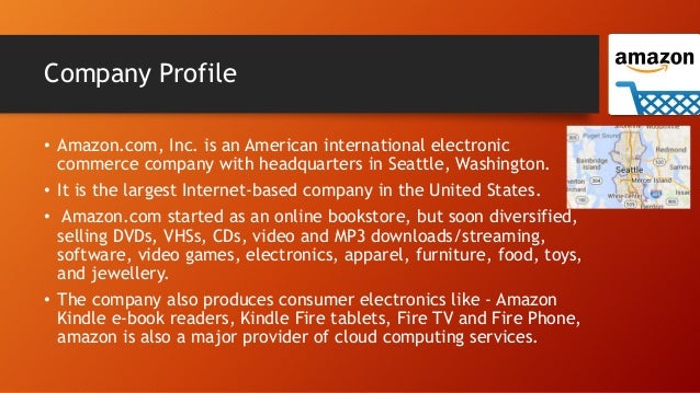 Company presentation on amazon.com
