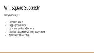Company presentation on square | PDF