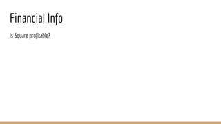Company presentation on square | PDF
