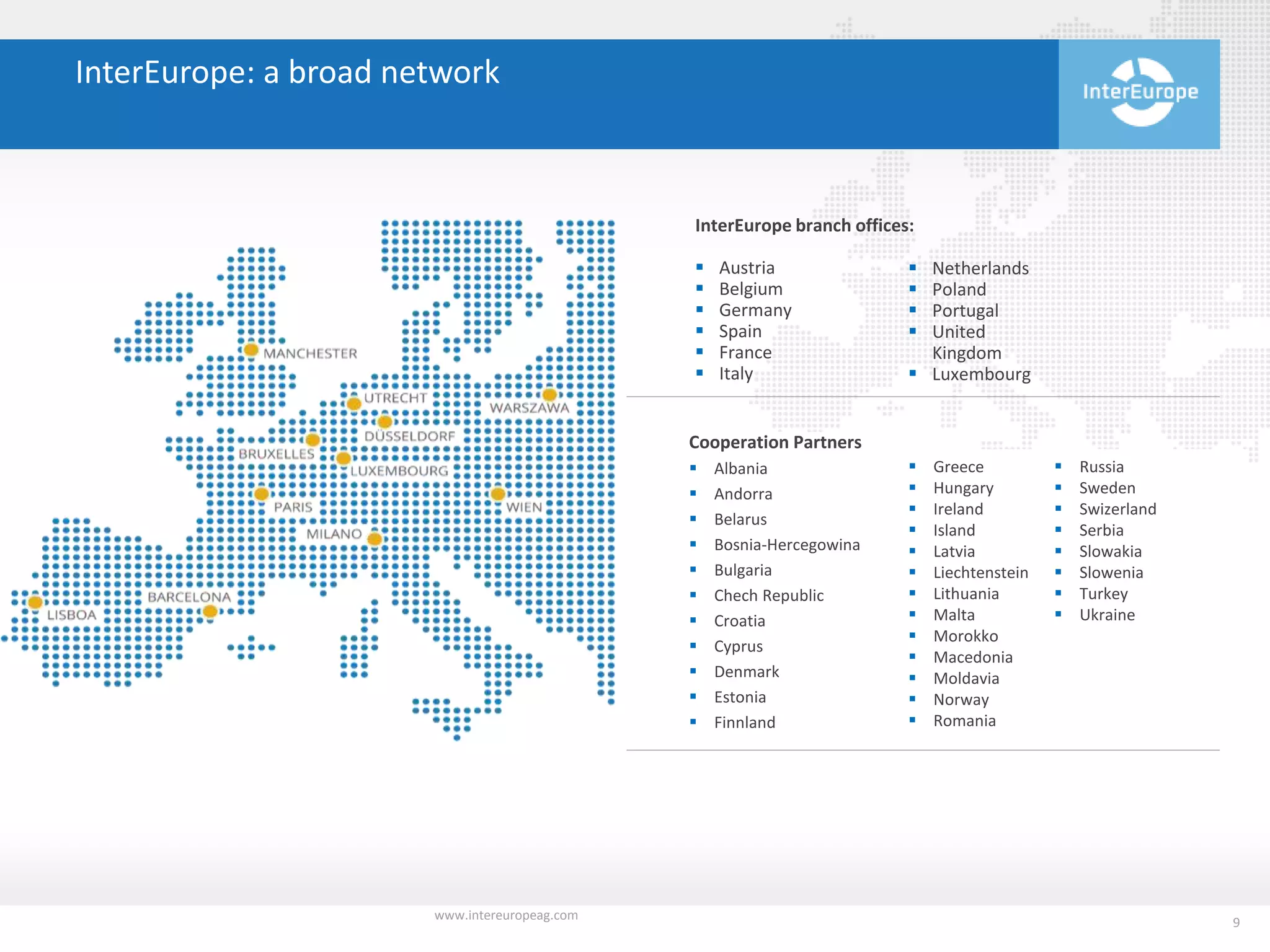 InterEurope Company presentation | PPTX