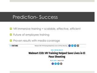 Company presentation Strivr | PPT