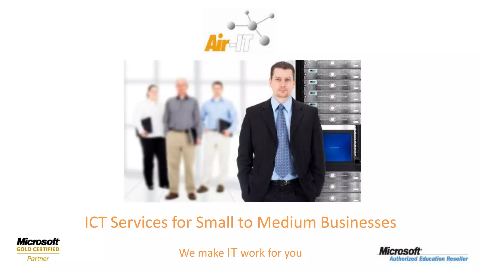 Air-IT Company Presentation | PPTX | IT and Internet Support | Internet