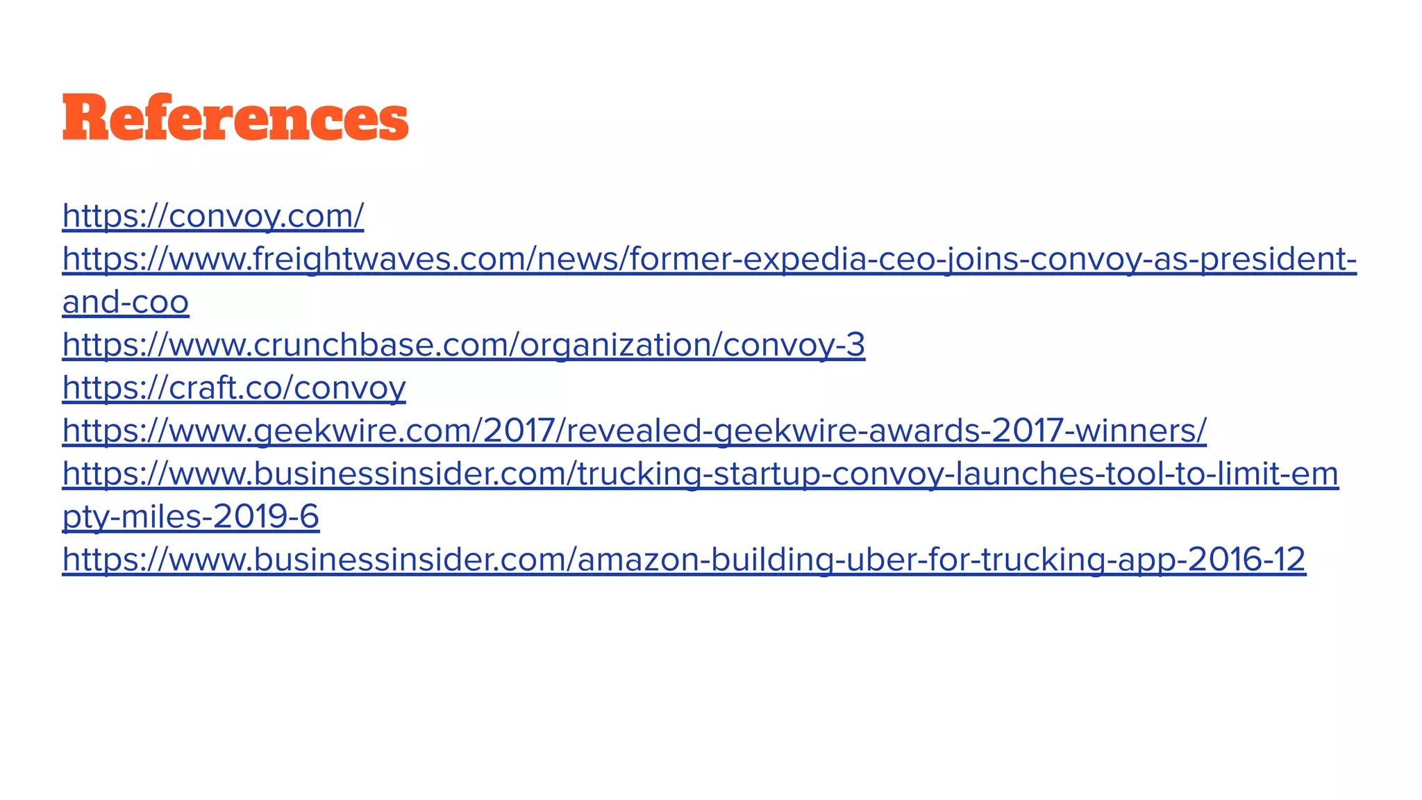 Convoy Company Presentation | PDF