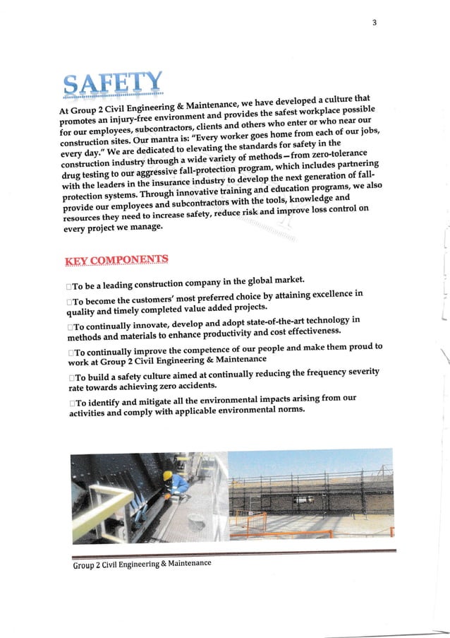 GROUP 2 CIVIL ENGINEERING & MAINTENANCE | PDF