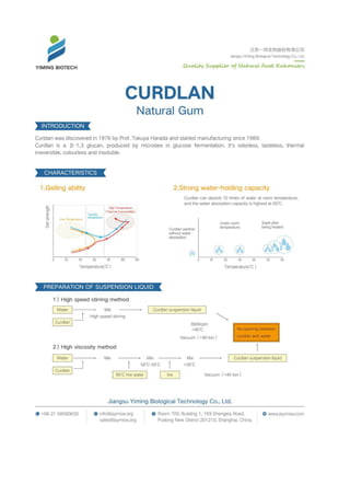 TG+Transglutaminase,Curdlan, polylysine introduction | PDF