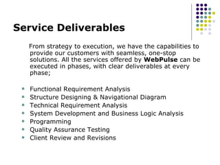 WebPulse Technologies Pvt. Ltd. Company Profile | PPT