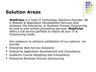 WebPulse Technologies Pvt. Ltd. Company Profile | PPT