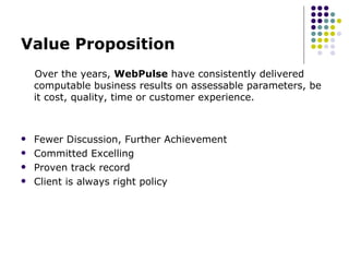 WebPulse Technologies Pvt. Ltd. Company Profile | PPT