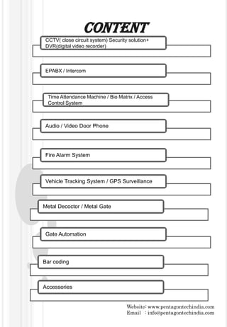 BQ-Security Products and Services | PPTX