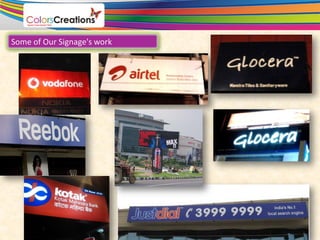 CompanyColors Creations India Leading Printing & Signage Manufaturer in ...