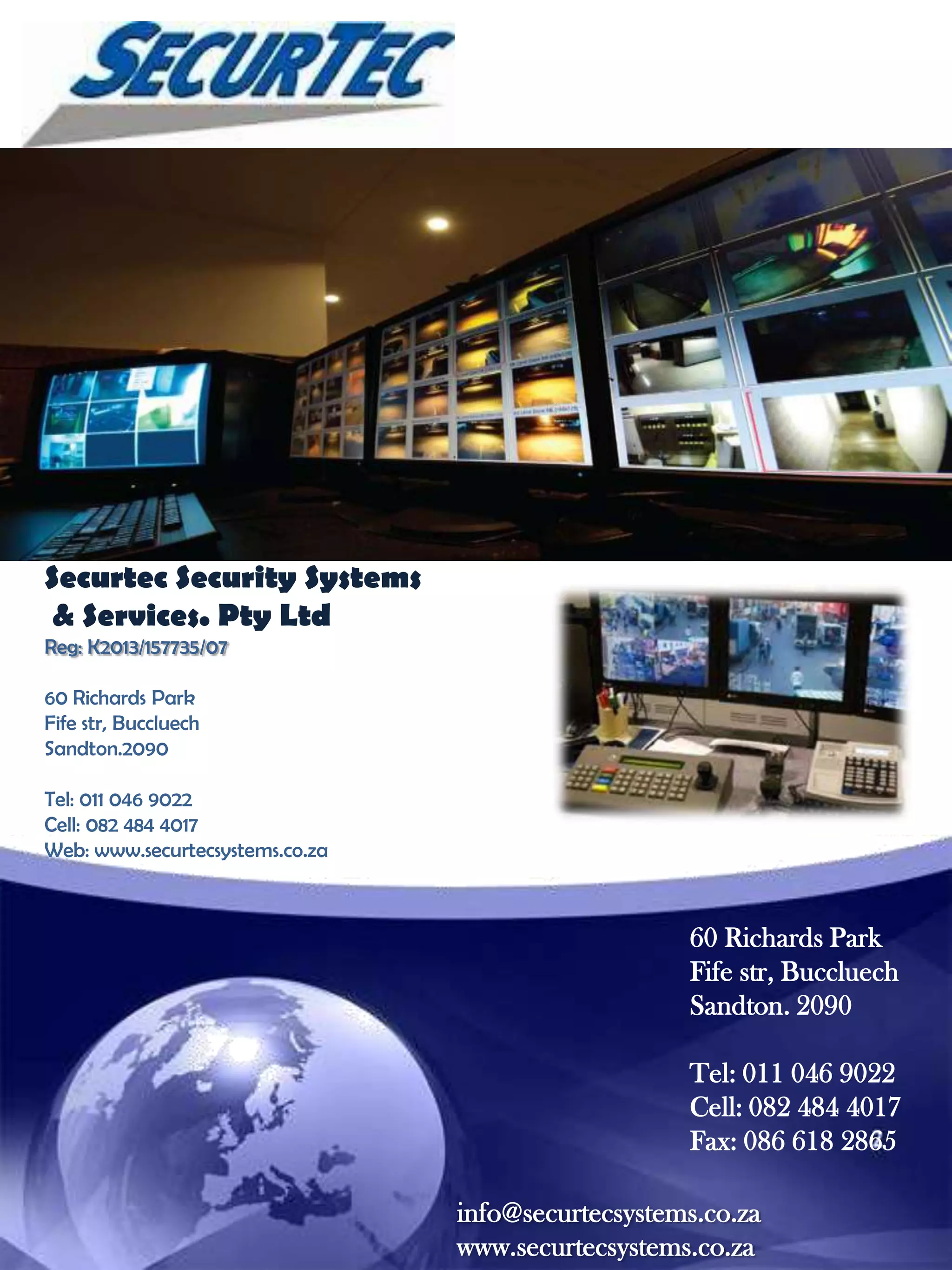 Company Profile. Securtec Security Systems & Services | PPTX